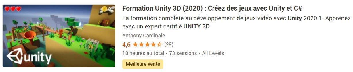Template jeu de plateforme 3D - Unity3D Dèv